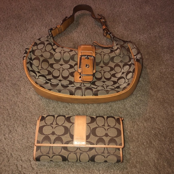 Coach | Bags | Coach Purse Check Book Wallet Authentic | Poshmark